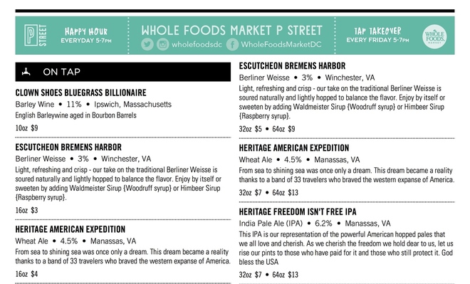 Create A Print Beer Menu With One Click