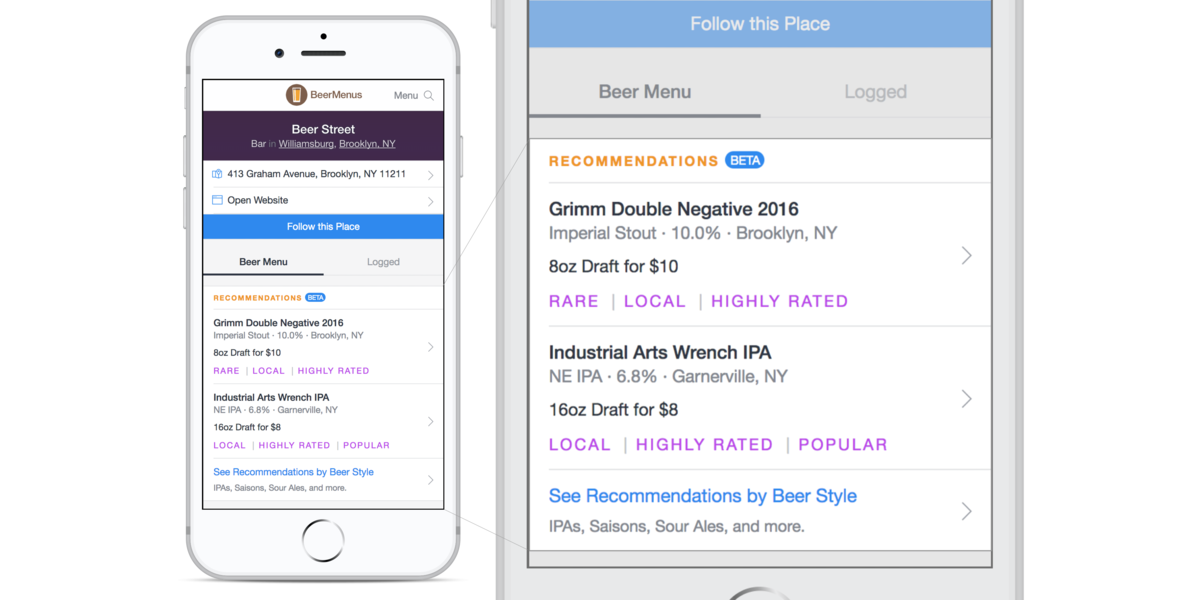 Beer Recommendations BETA!